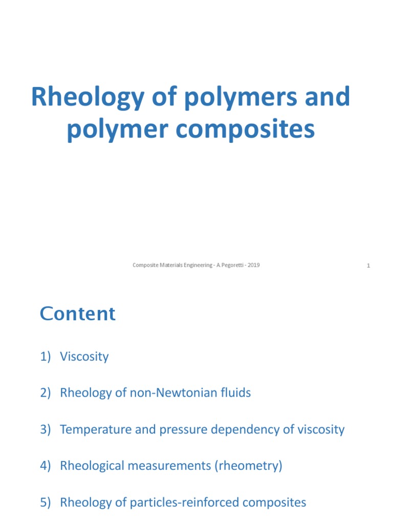 Rheology 19 PDF | PDF | Viscosity | Rheology