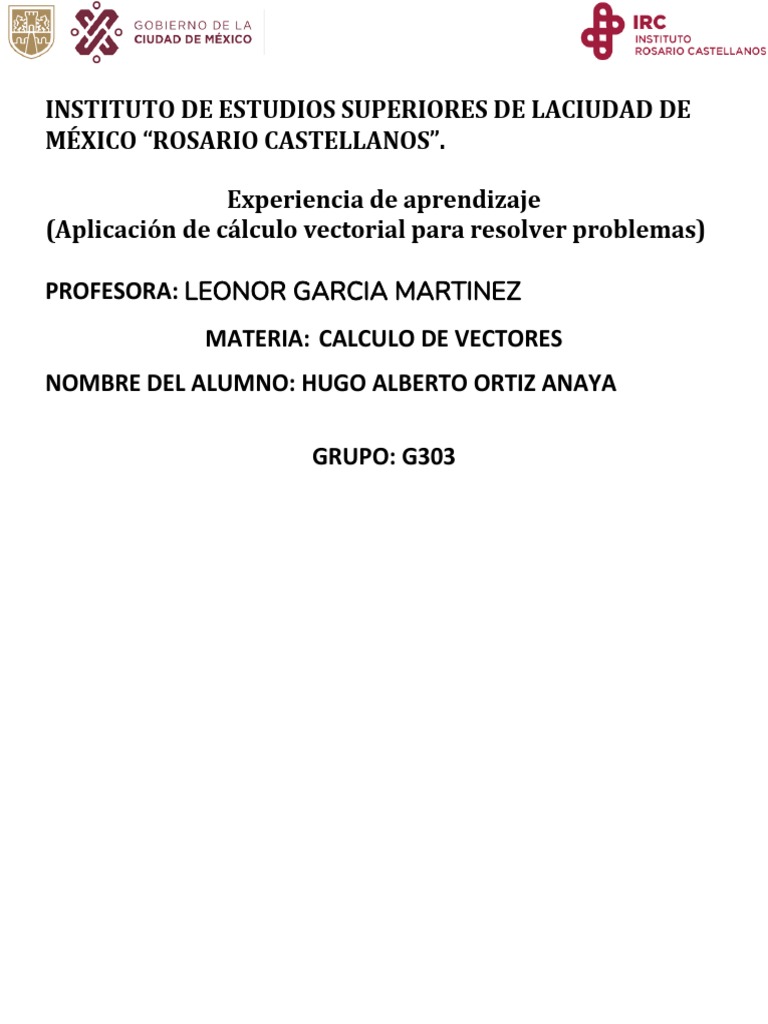 Calculo de Vectores 1 | PDF | Curva | Vector Euclidiano Calculo de Vectores 1 | PDF | Curva | Vector Euclidiano