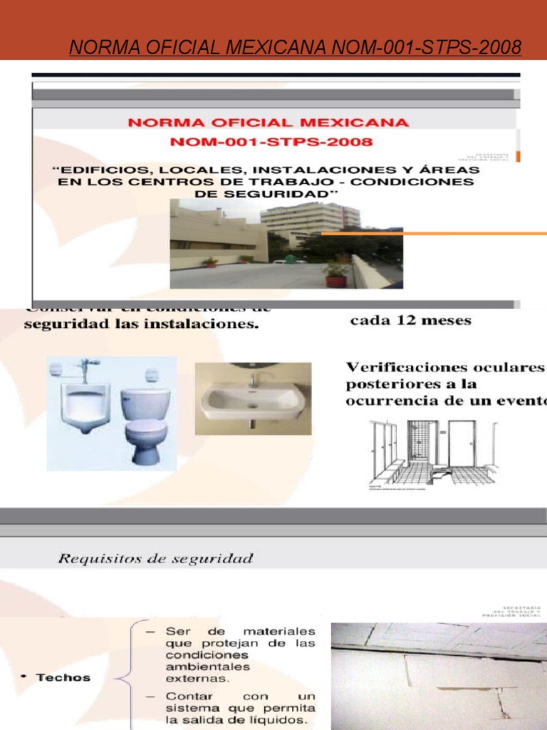 Presentación Nom 001 Stps 20082 | PDF
