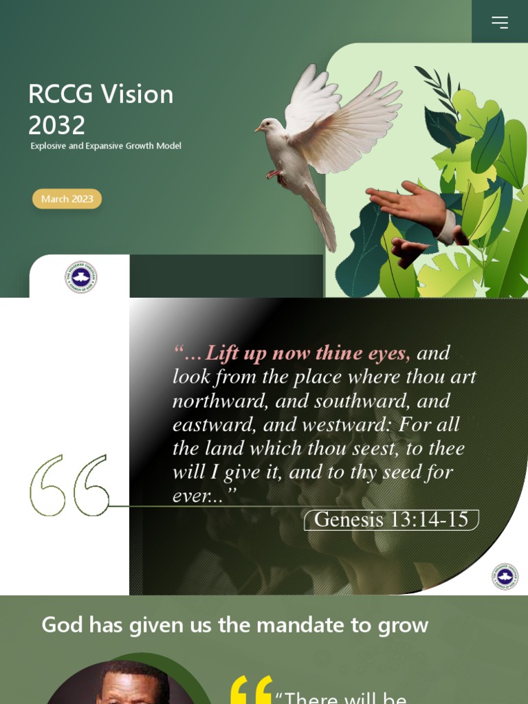 RCCG Vision 2032: Growth Strategy | PDF | Abrahamic Religions | Theology
