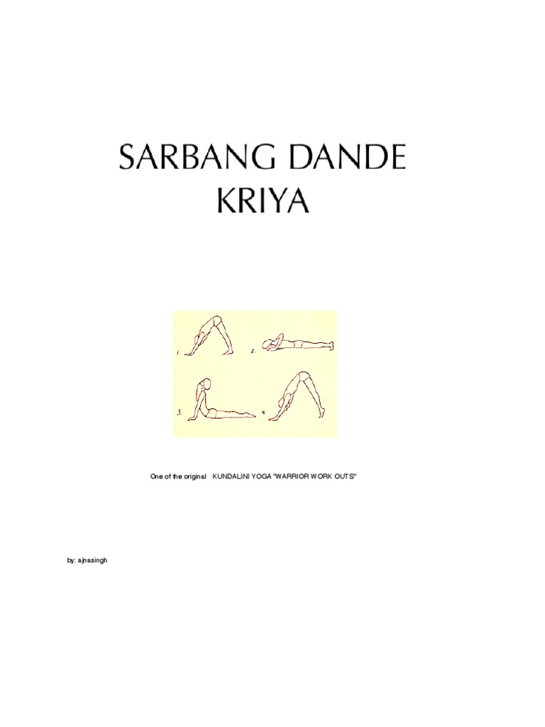 Sarbang Dande Kriya | PDF