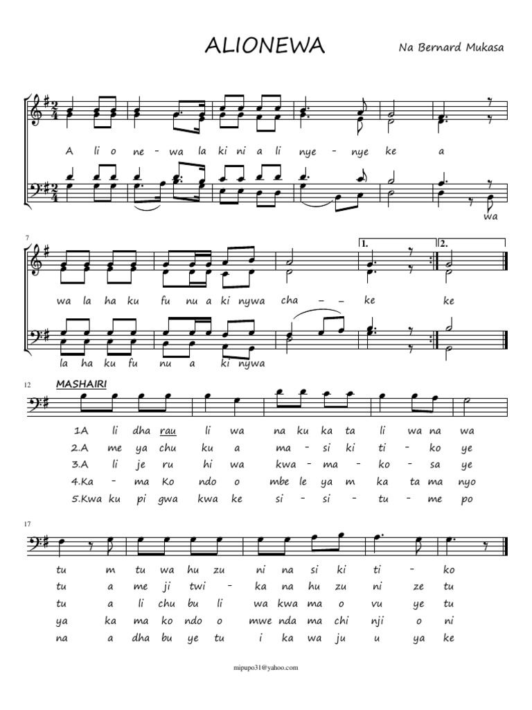 Alionewa Na Bernard Mukasa | PDF