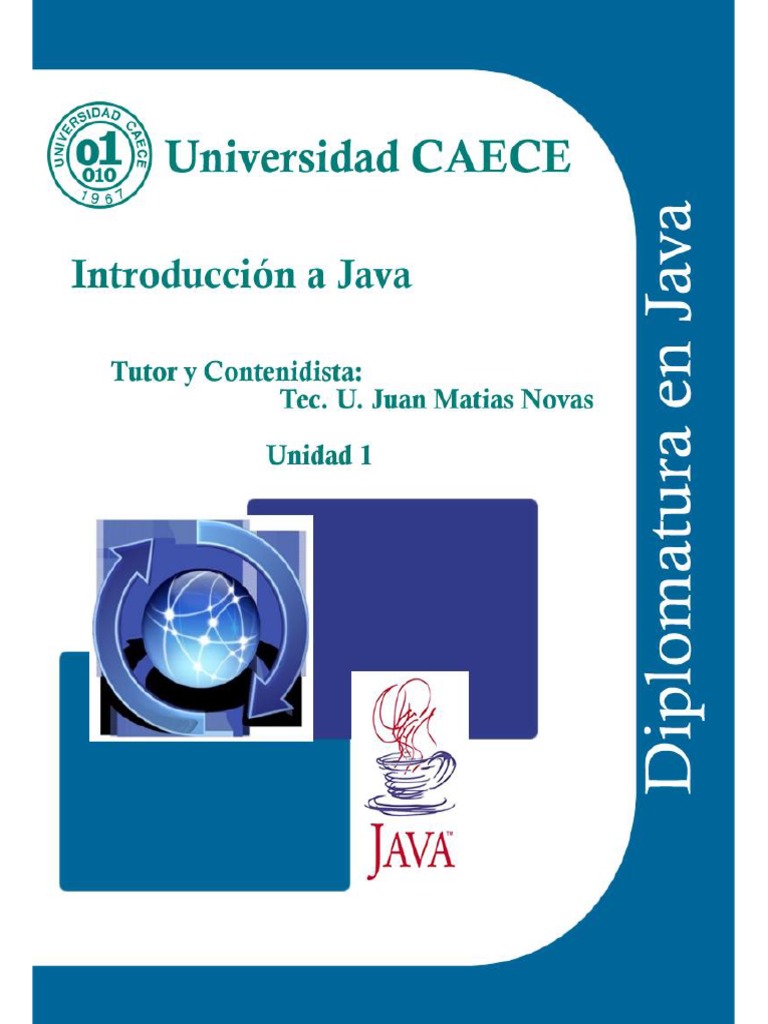 Unidad 1 Intro Java | PDF | máquina virtual de Java | Java (lenguaje de programación)