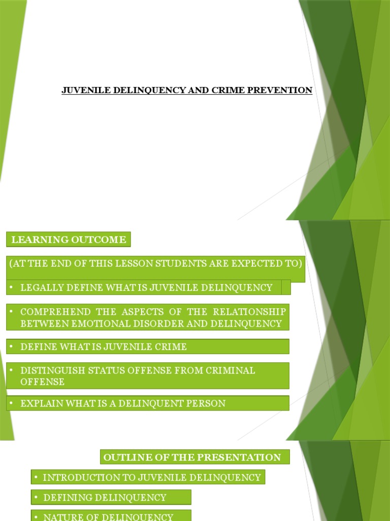 Juvenile Delinquency Report | Download Free PDF | Juvenile Delinquency ...