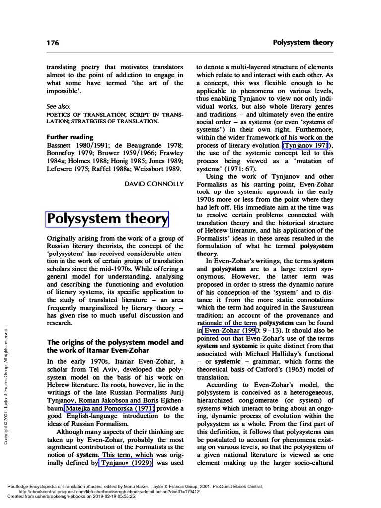 Routledge Encyclopedia of Translation Studies - (PG 197 - 200) | PDF | Translations | Theory