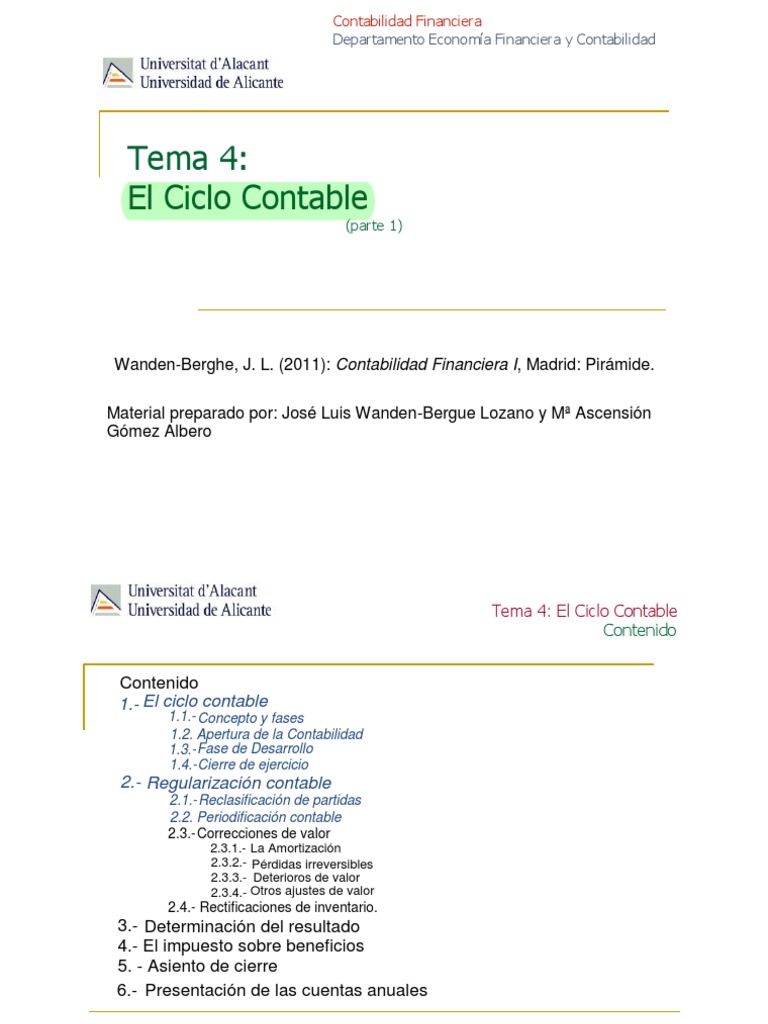 Ciclo Contable: Conceptos y Fases | PDF | Contabilidad | Industrias de ...