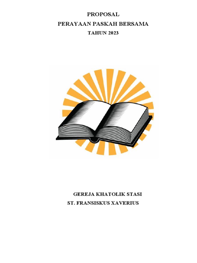 Proposal Perayaan Paskah 2023 Gereja Xaverius | PDF