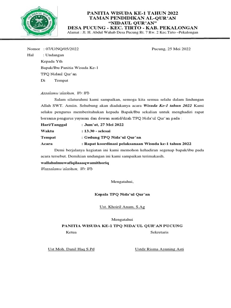 Undagan Wisuda | PDF