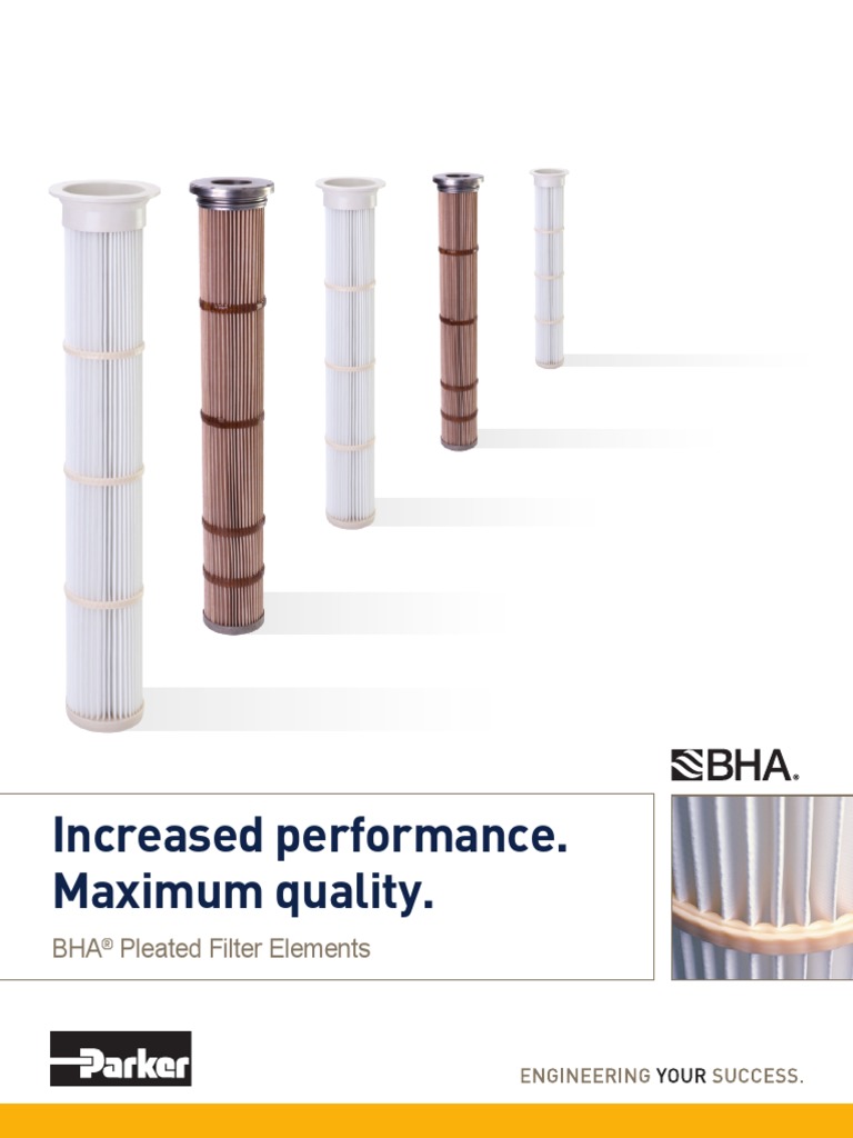 BHA Pleated Filter Brochure PB1804094 013 | PDF | Nonwoven Fabric ...