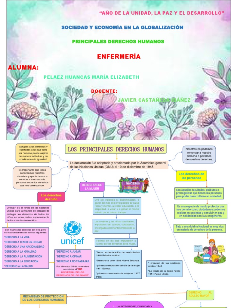 Los Derechos Humanos | PDF | Derechos humanos | Mujer