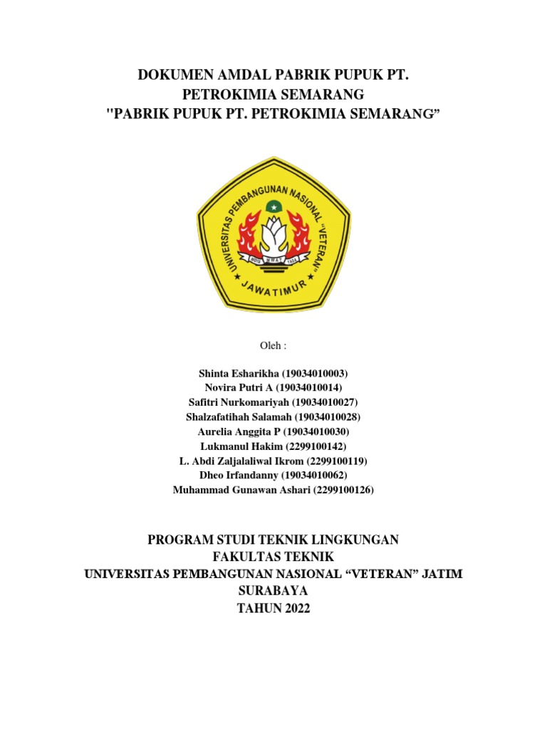 Kelompok 3 - Dokumen AMDAL PDF | PDF