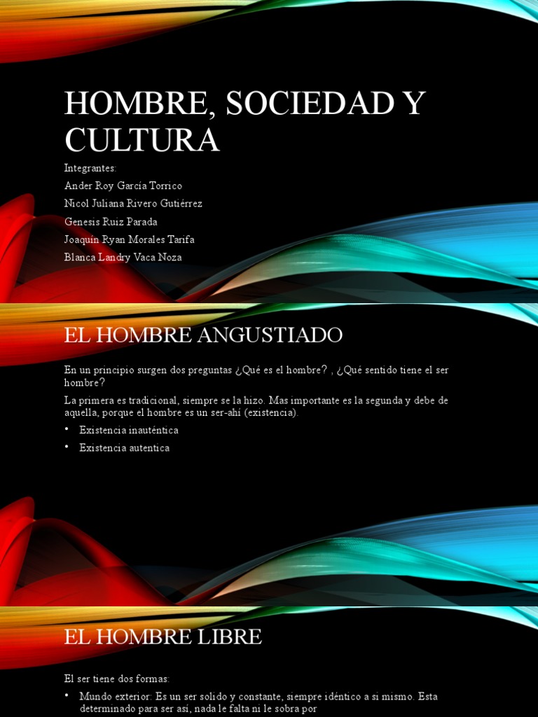 Hombre, Sociedad y Cultura: Reflexiones | PDF | Sociedad | Grupo social