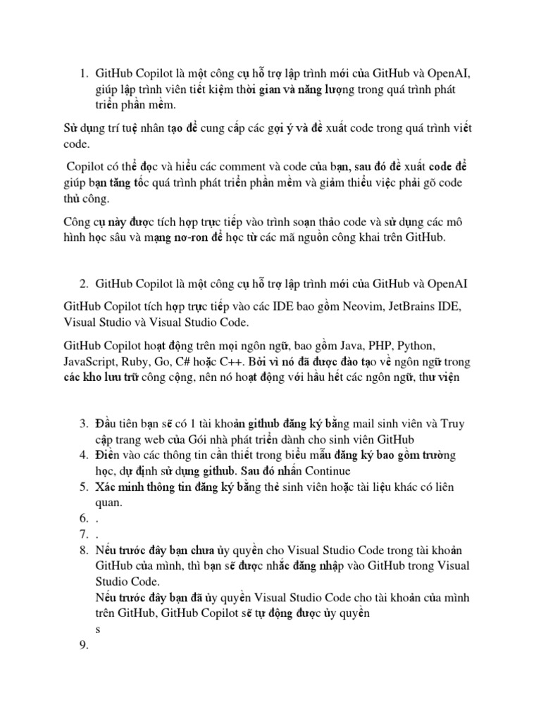 GitHub Copilot là một công cụ hỗ trợ lập trình mới của GitHub và OpenAI | PDF