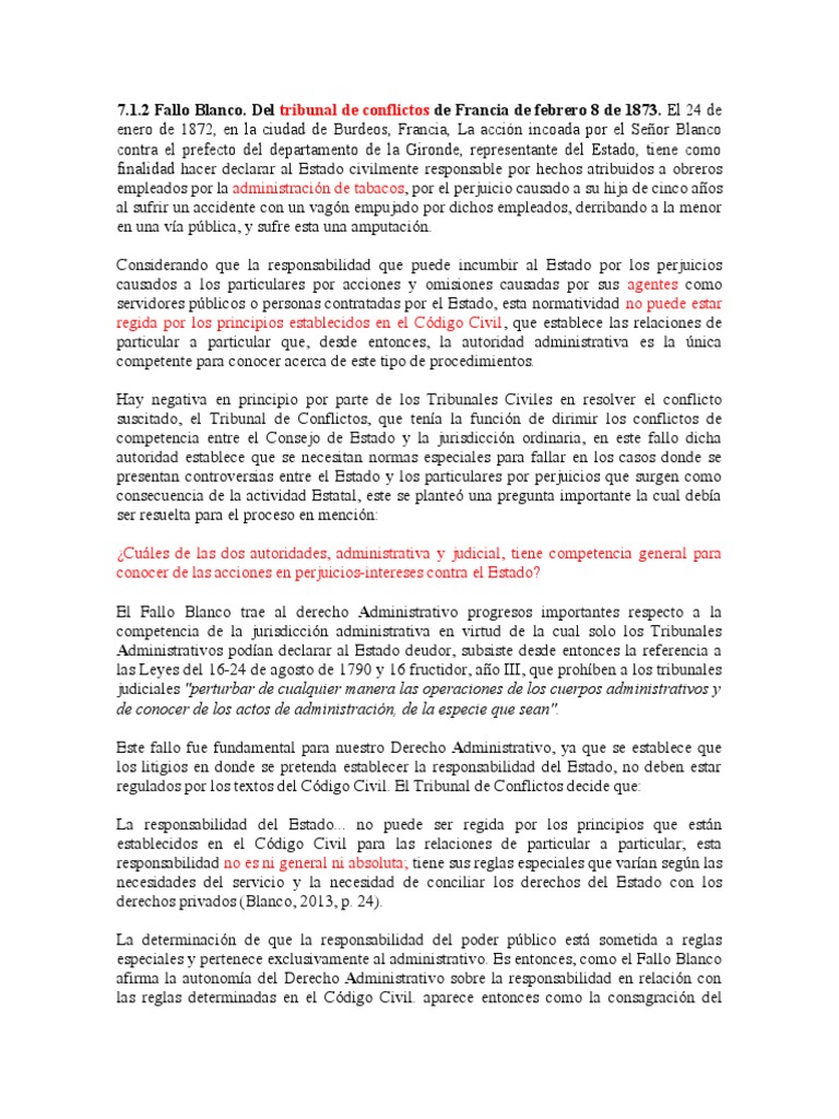Fallos Blanco, Cadot y Terrier | PDF | Jurisdicción | Estado (política) Fallos Blanco, Cadot y Terrier | PDF | Jurisdicción | Estado (política)