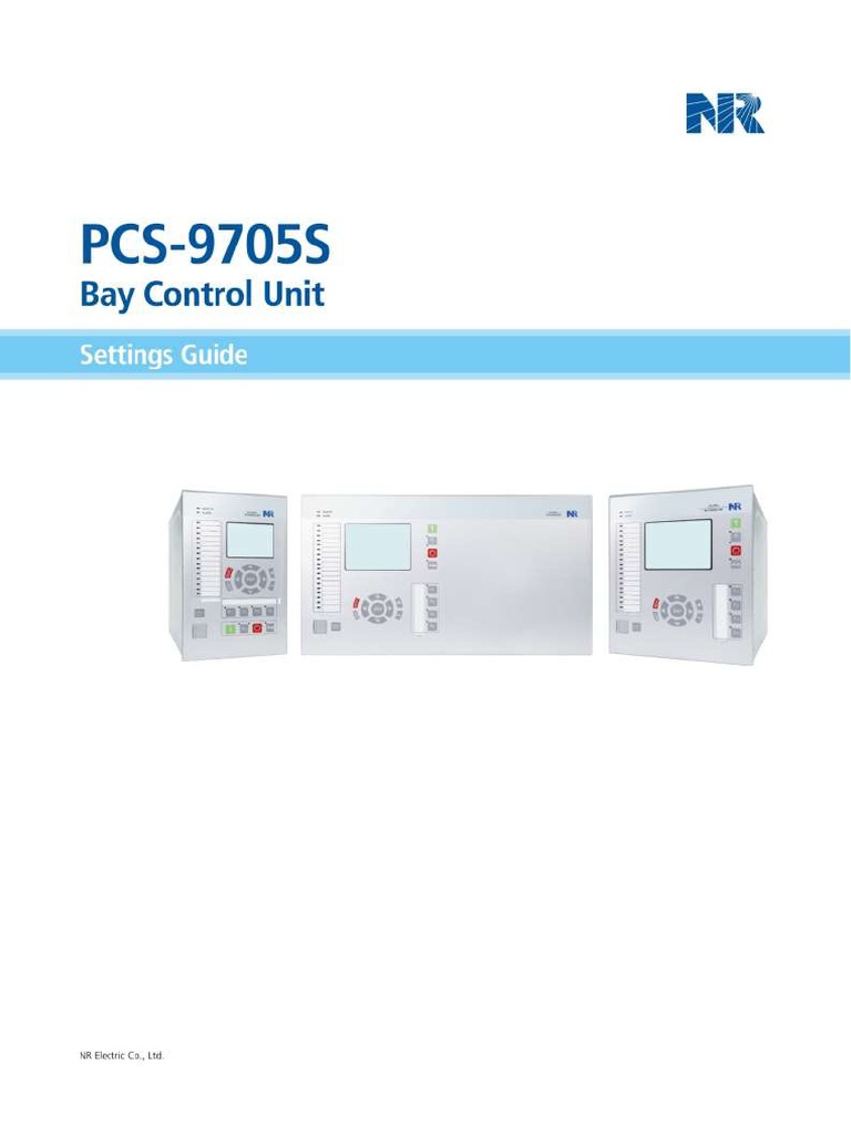 PCS-9705S Bay Control Unit | PDF | Patent | Trademark