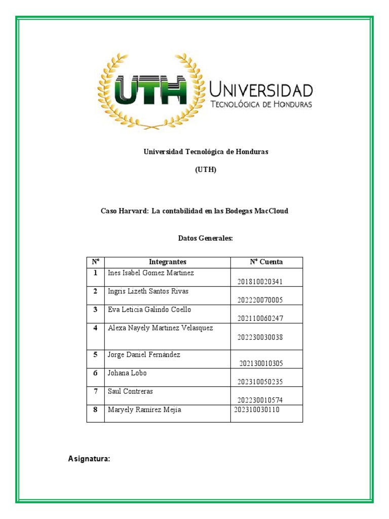 Caso Harvard: Contabilidad en Bodegas MacCloud | PDF | Contabilidad | Vino