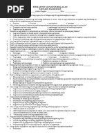 Module 10 Pagsunod at Paggalang Sa Mga Magulang | PDF