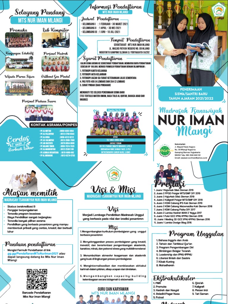BROSUR MTS NUR IMAN 20212022 | PDF