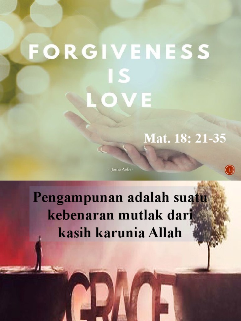 Mengampuni Sebagai Bentuk Kasih | PDF