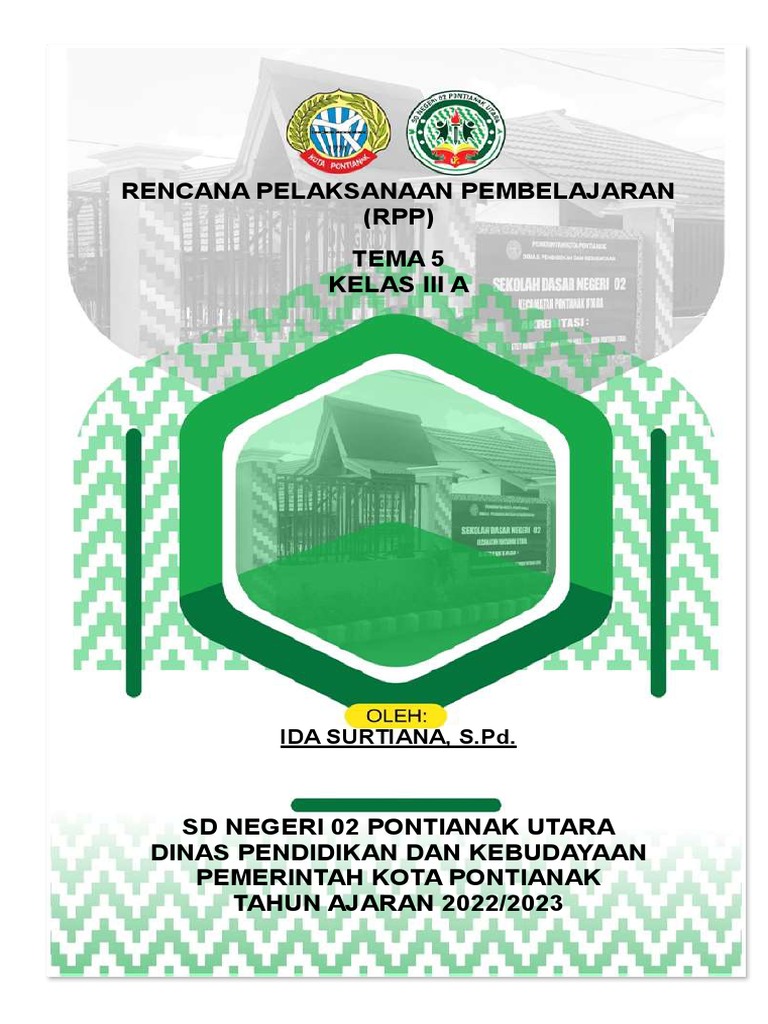 Kelas 3 A - RPP Tema 5 | PDF