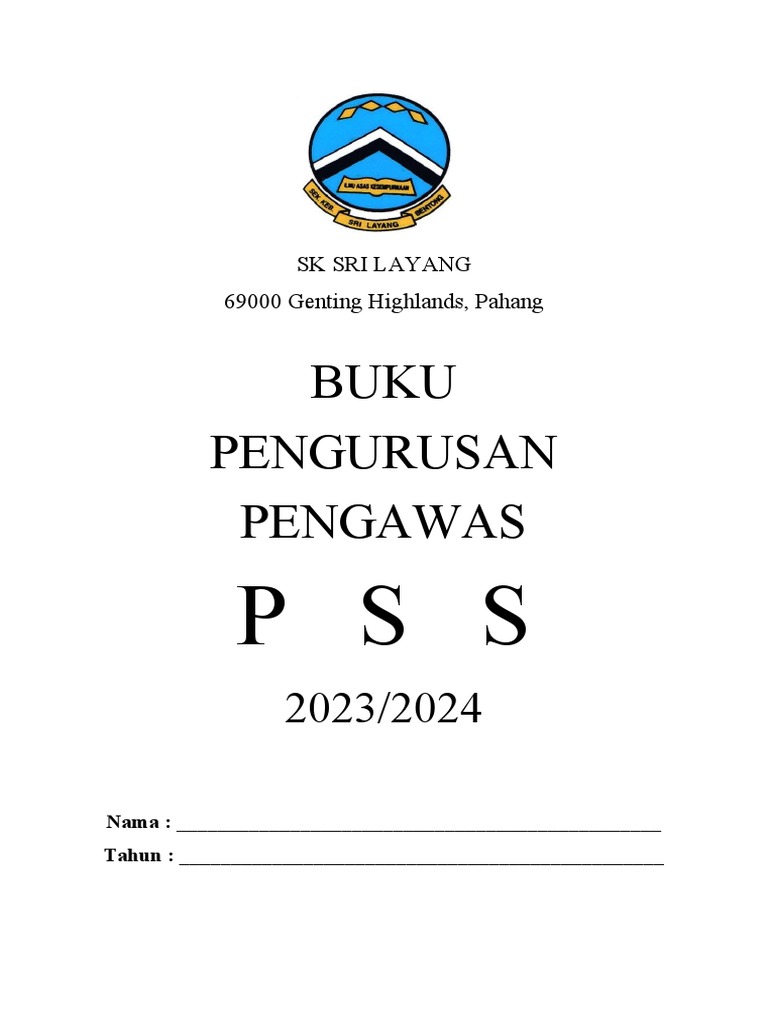 Buku Pengawas PSS 2023 | PDF