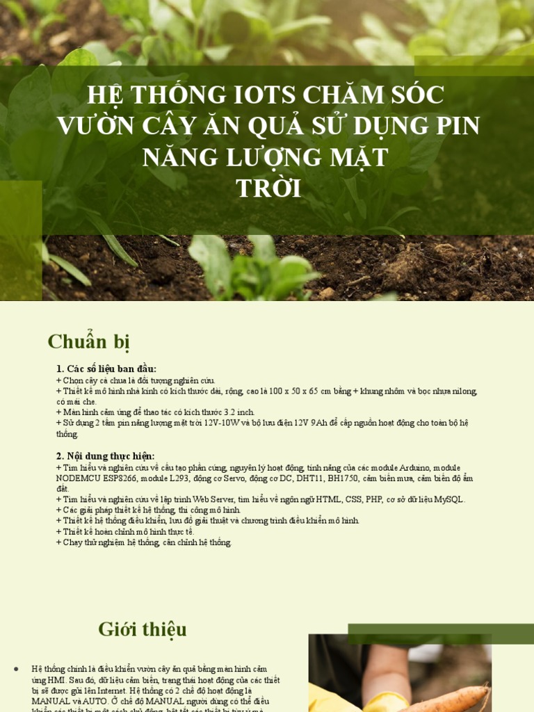 Sustainable Agriculture Project Proposal Xl By Slidesgo Pdf