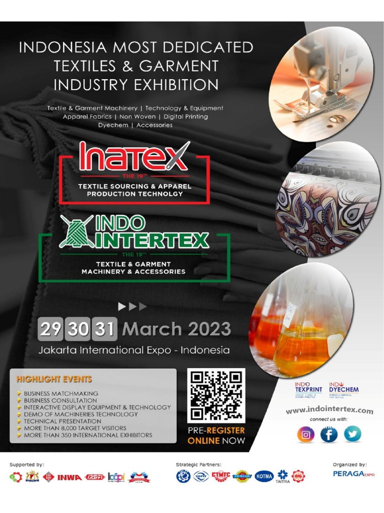 Inatex Indo Intertex 29 - 31 Mar 2023 | PDF