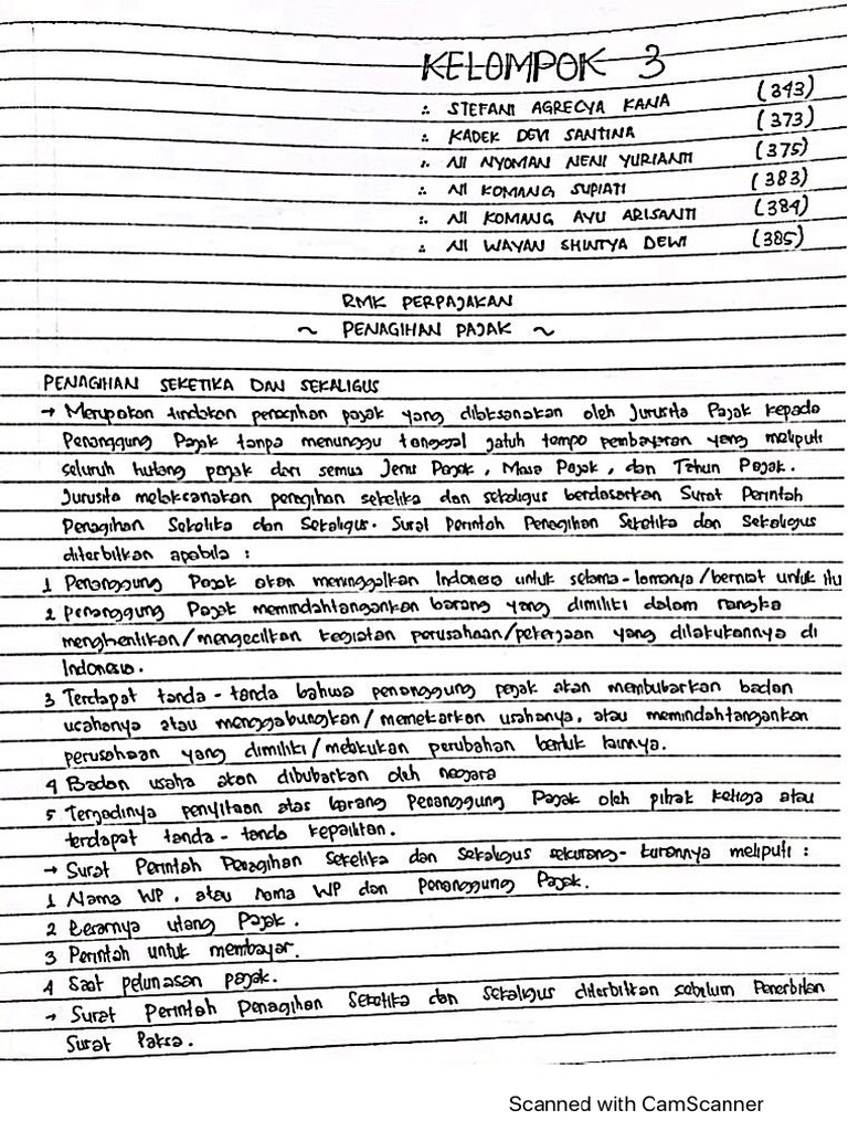 RMK Penagihan Pajak | PDF