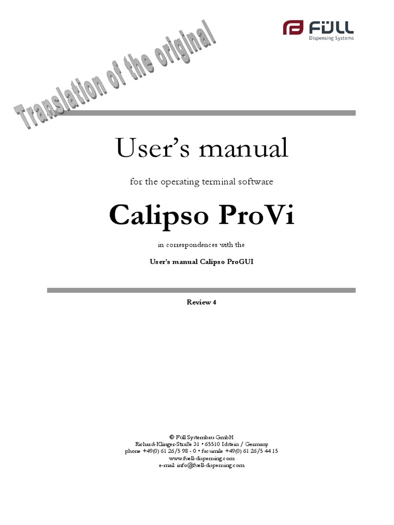03 CalipsoProVi Manual English Rev4 PDF | PDF | Computer Keyboard ...