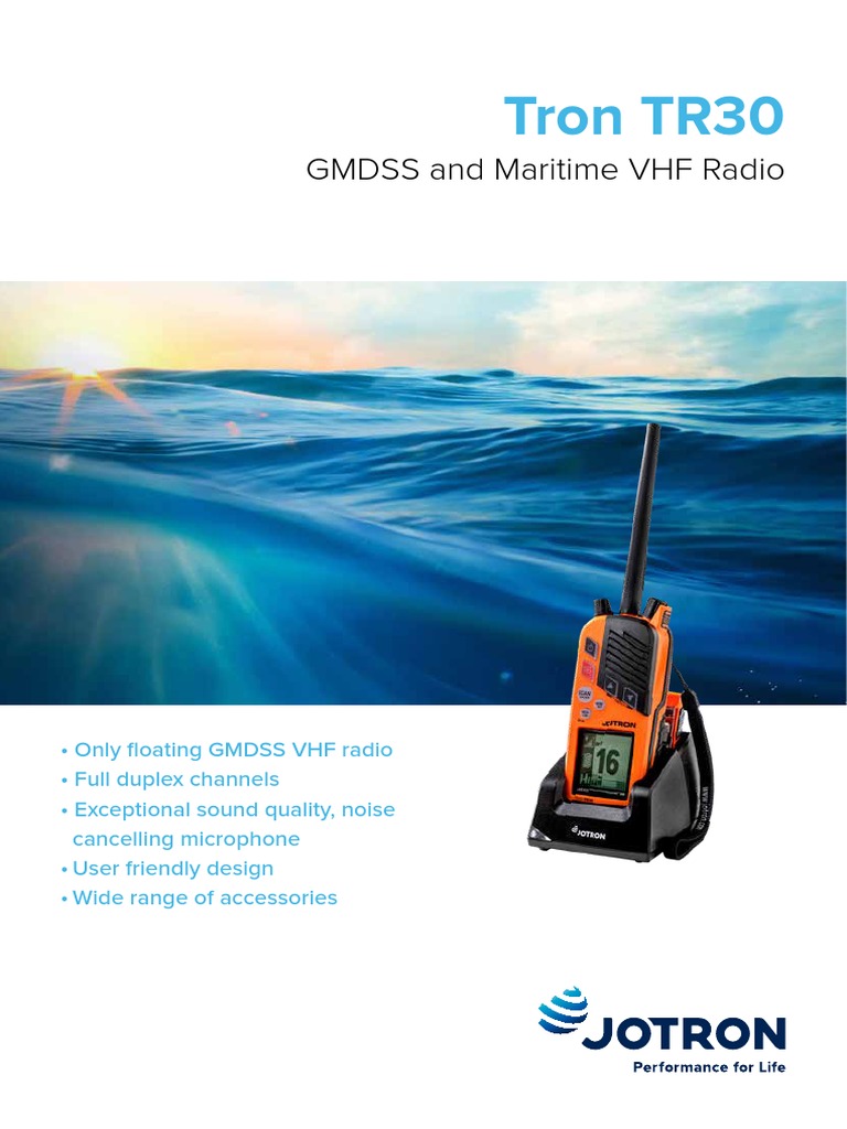 Tron Tr30 Gmdss Radio v10 | PDF | Rechargeable Battery | Battery Charger