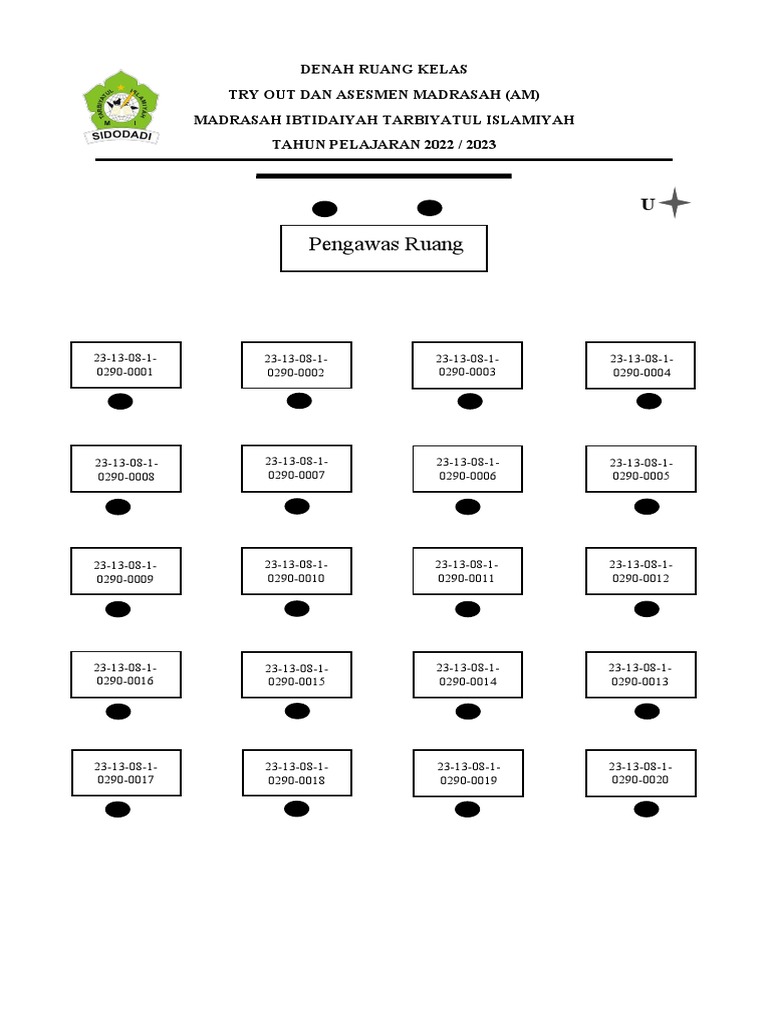 Denah Ruang Kelas | PDF