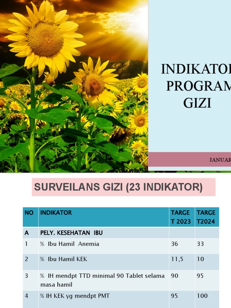Indikator Program Kesga 2023 | PDF