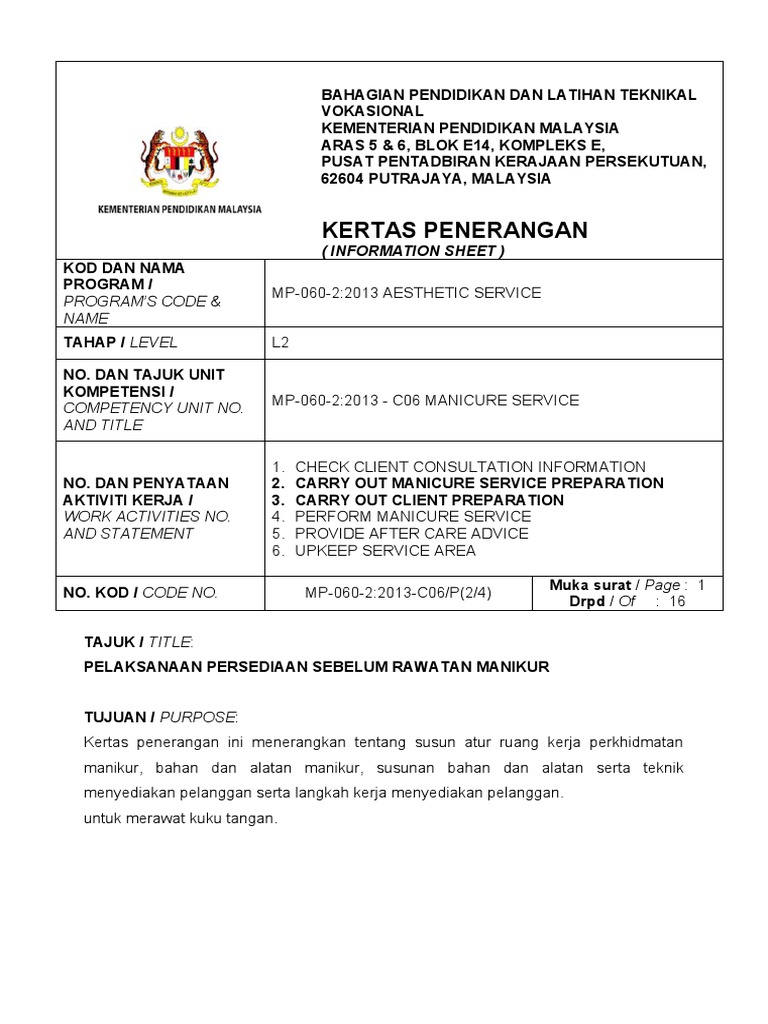 Kertas Penerangan: Program'S Code & Name | PDF | Bisnis