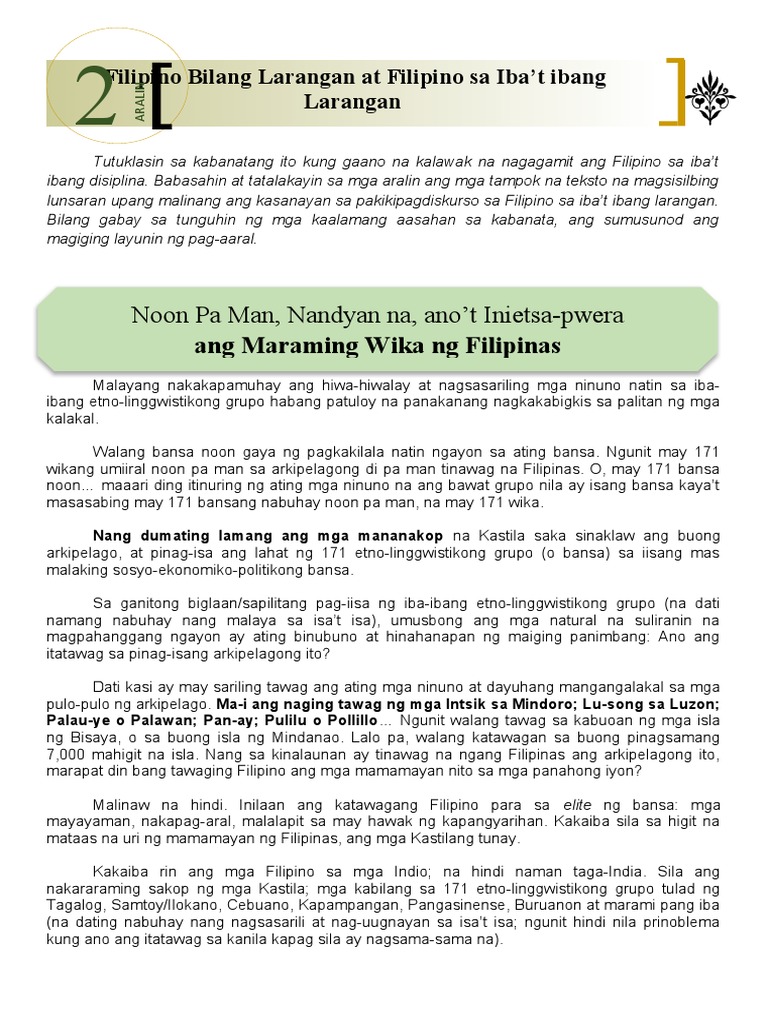 Handouts FILDIS 2022 2023 | PDF