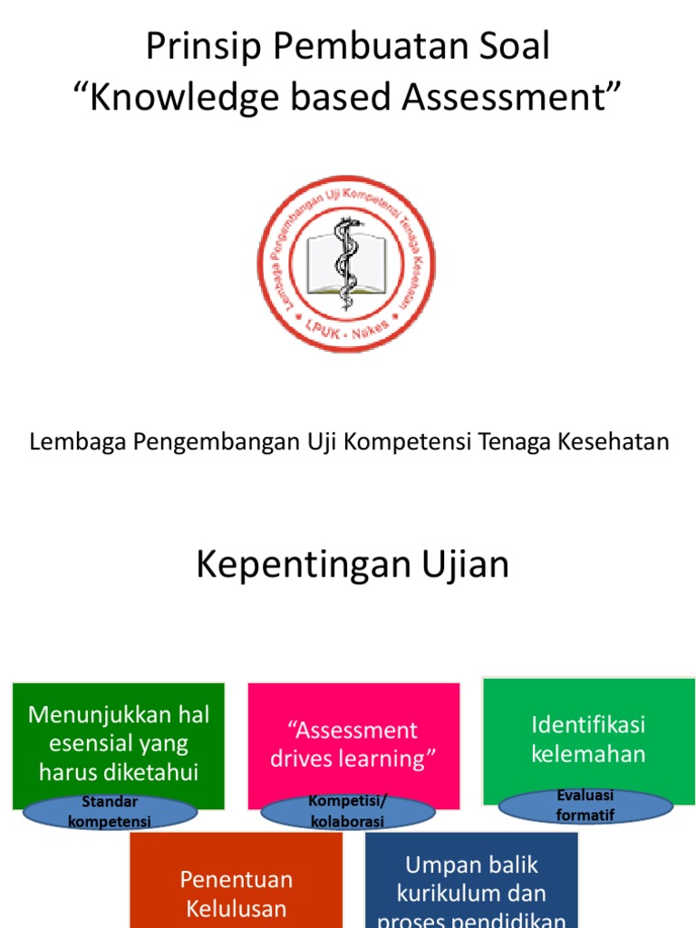 Panduan Membuat Soal Ujian Kesehatan | PDF