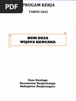 Contoh Rencana Program Kerja BUMDes | PDF