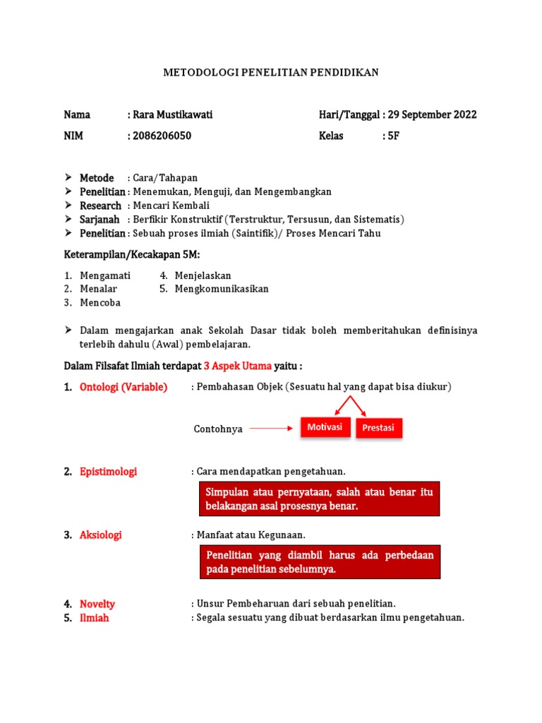 Metodelogi Penelitian Pendidikan | PDF | Karier & Perkembangan | Sains & Matematika