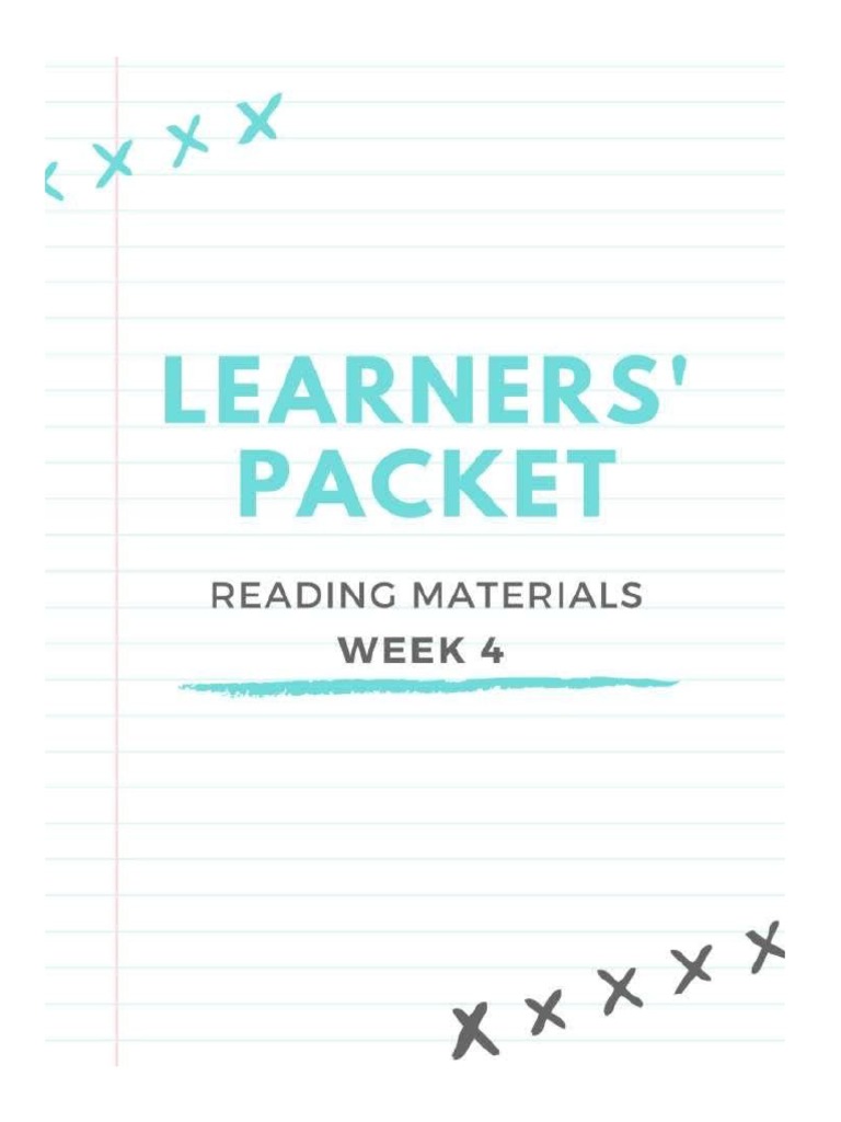 Reading Materials - Week4 1 | PDF | Poetry | Metre (Poetry)