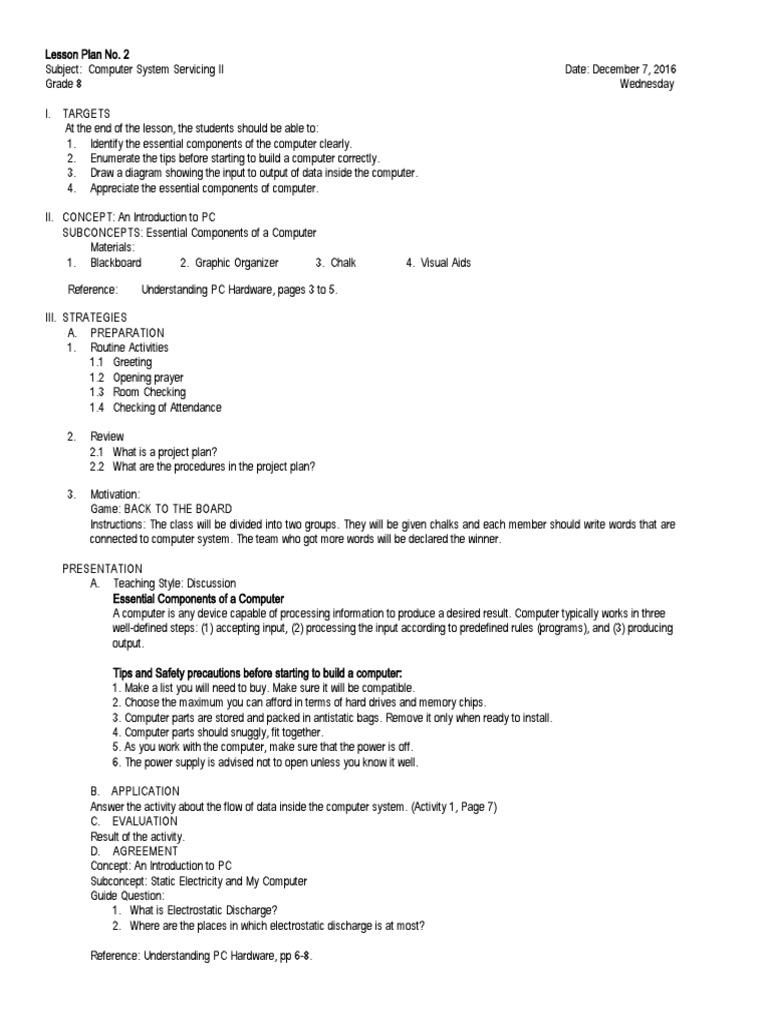 CSS Lesson 2 | PDF | Input/Output | Personal Computers