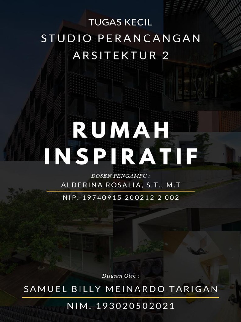 Rumah Inspiratif SAMUEL BILLY MEINARDO TARIGAN, 07 OKTOBER 2020 | PDF