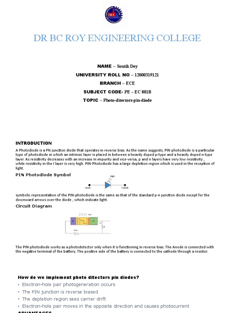 PINning Down the Details: A Comprehensive Overview of PIN Photodiodes ...