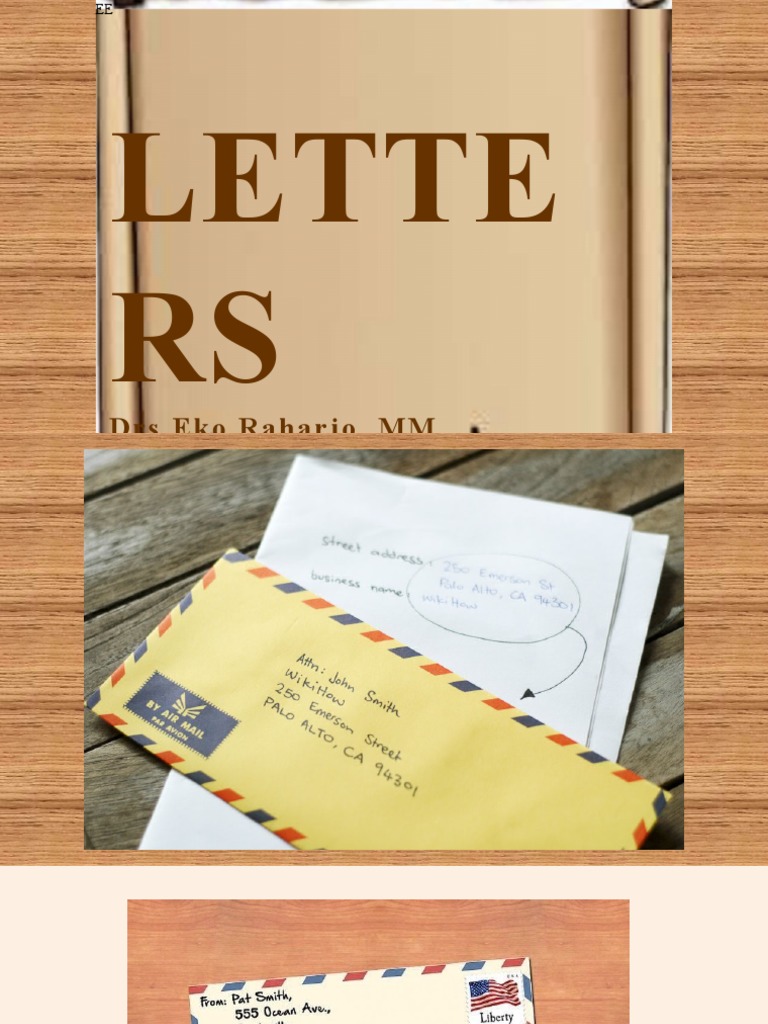 Personal Letter PPTX | PDF | Grammatical Tense | Pronoun