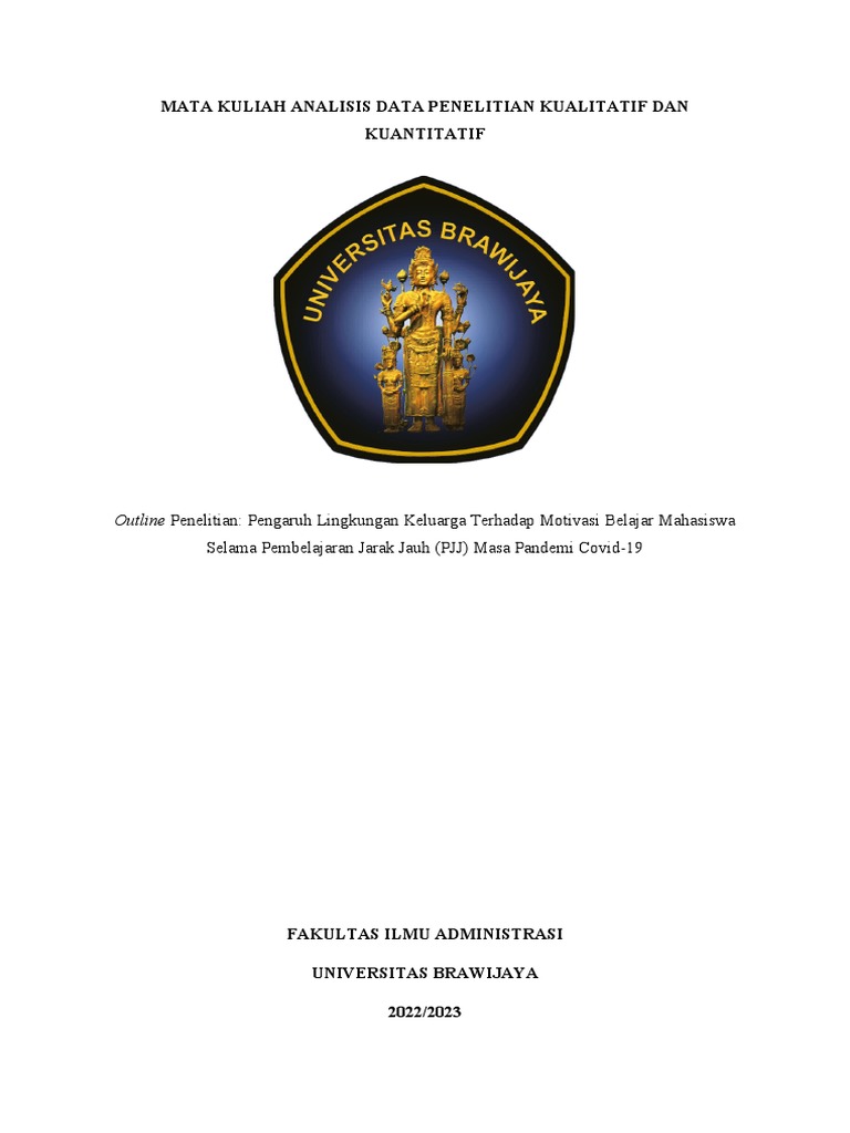 Contoh Outline Penelitian Kualitatif | PDF