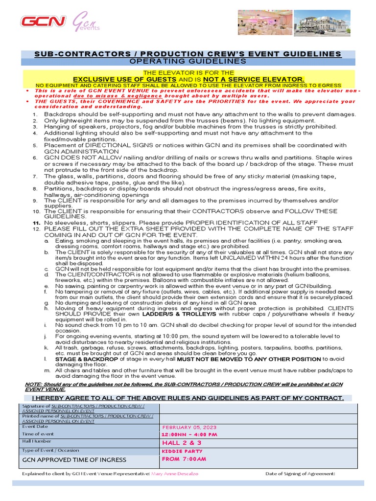 Contractor Guidelines | Download Free PDF | Materials | Building ...