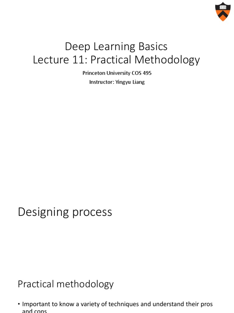 Deep Learning Basics Lecture 11 Practical Methodology | PDF | Deep Learning | Support Vector Machine