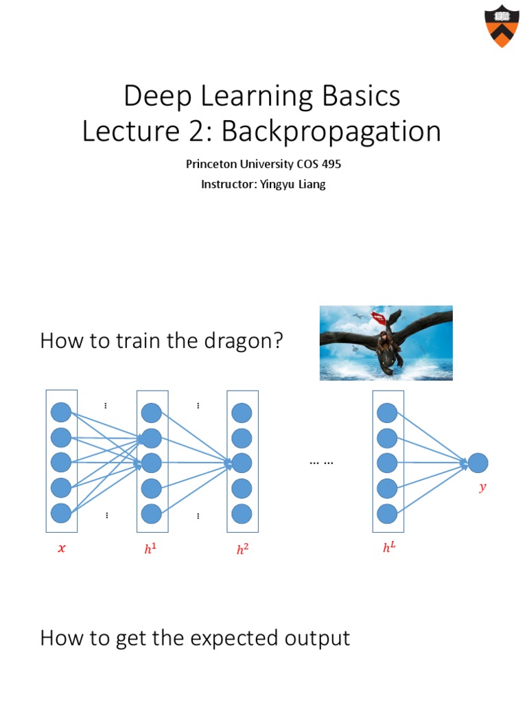 Deep Learning Basics Lecture 2 Backpropagation | PDF | Artificial ... Deep Learning Basics Lecture 2 Backpropagation | PDF | Artificial ...