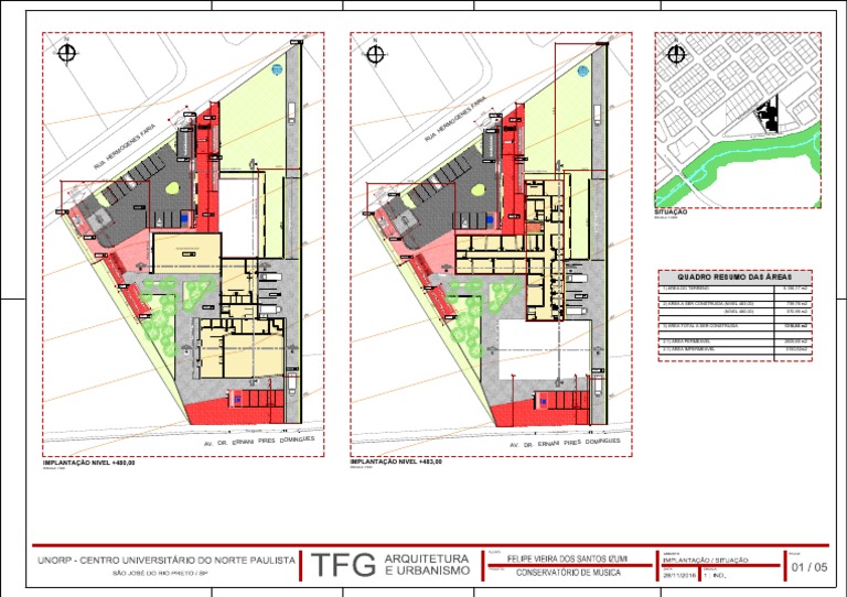 Prancha - 001 - Implantação | PDF