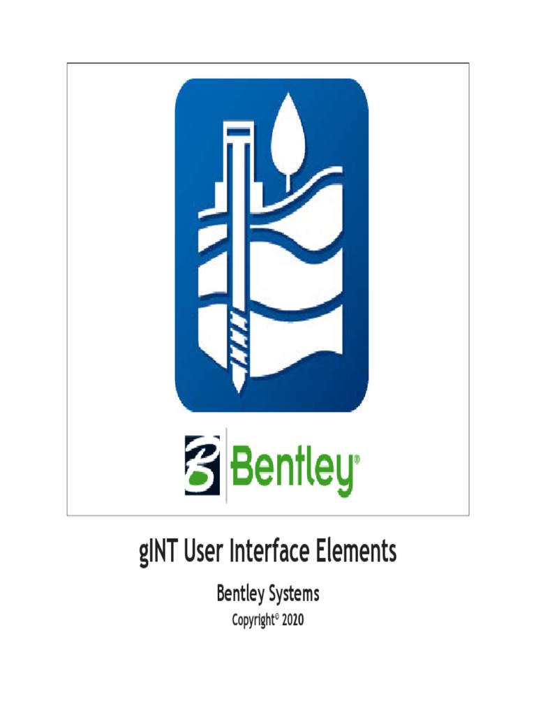 gINT Connect User Interface Guide | PDF | Menu (Computing) | Window ...