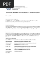 WMI 2025 Indonesia Competition Details | PDF | Science | Inquiry