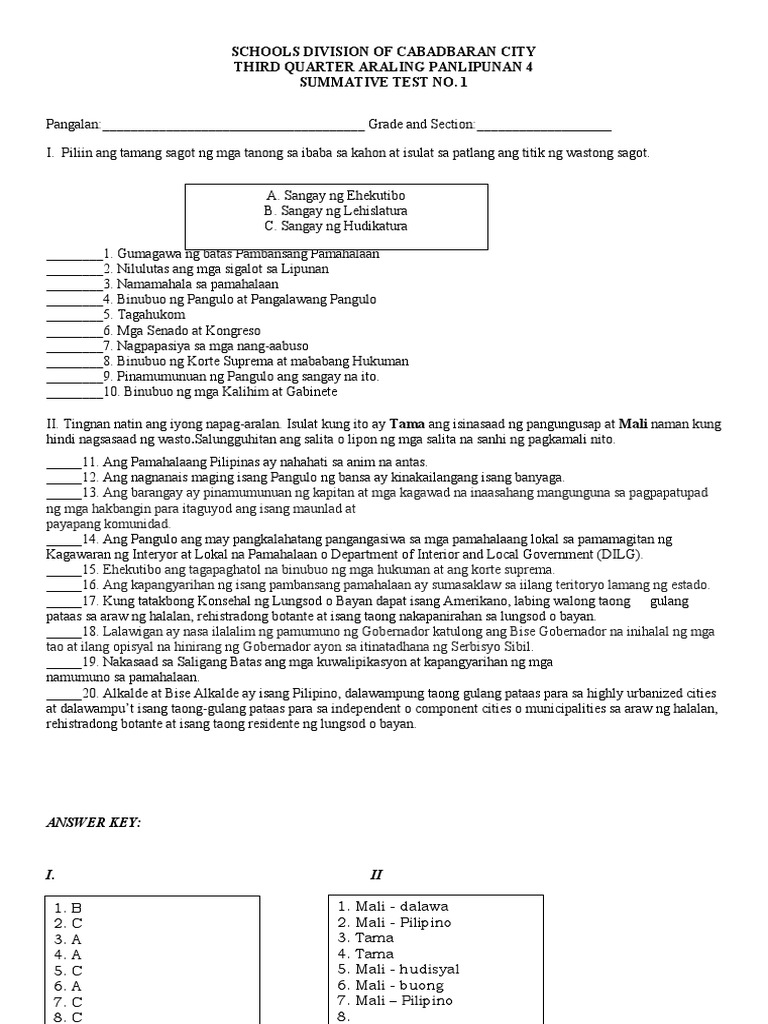 GR.4 AP ST 1 Final | PDF